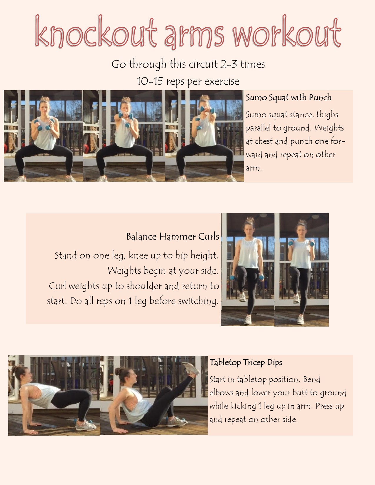 Knockout Arms Workout – Fit Mama Life